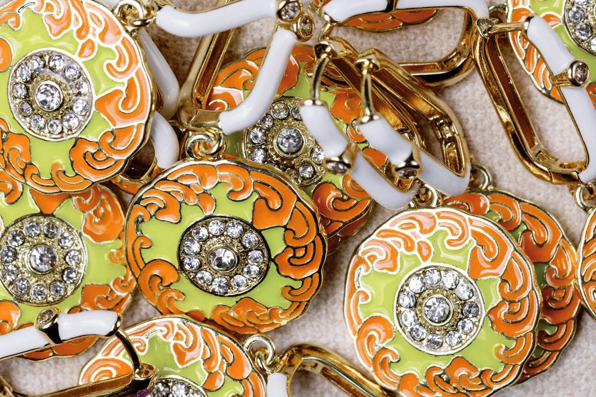 Orange Diamond Capri Tiles – St. Armands Designs of Sarasota