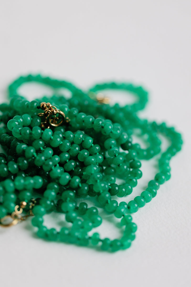 18" Genuine Jade Candy Necklace – St. Armands Designs of Sarasota