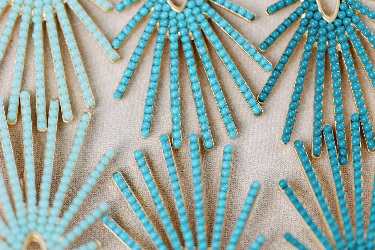 Turquoise Sunburst Drops – St. Armands Designs of Sarasota