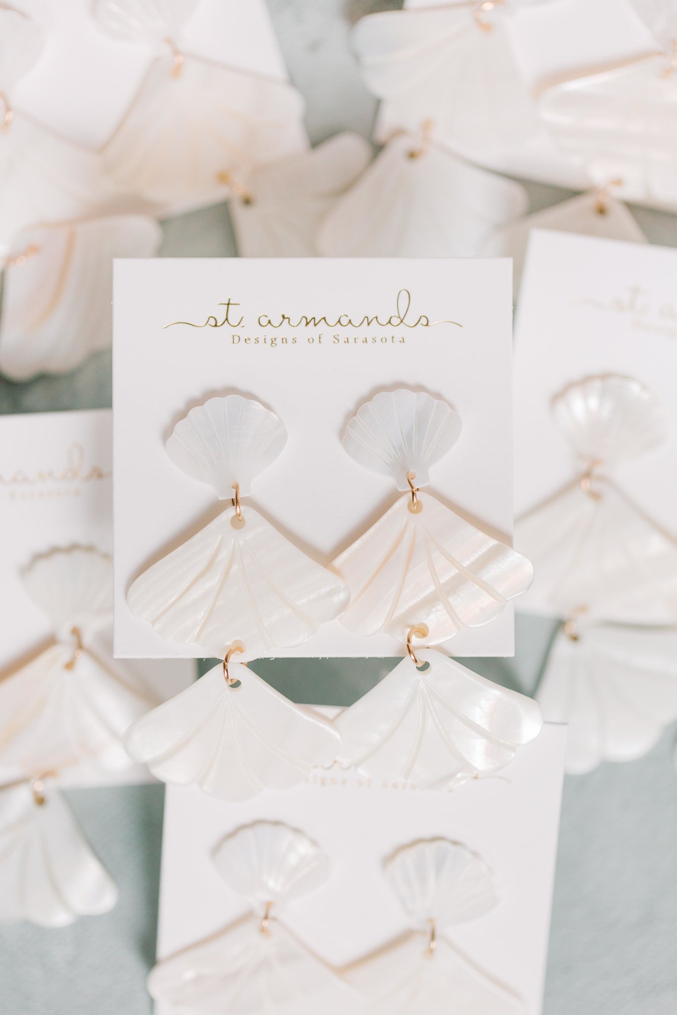Mermaid Shell Drops – St. Armands Designs of Sarasota