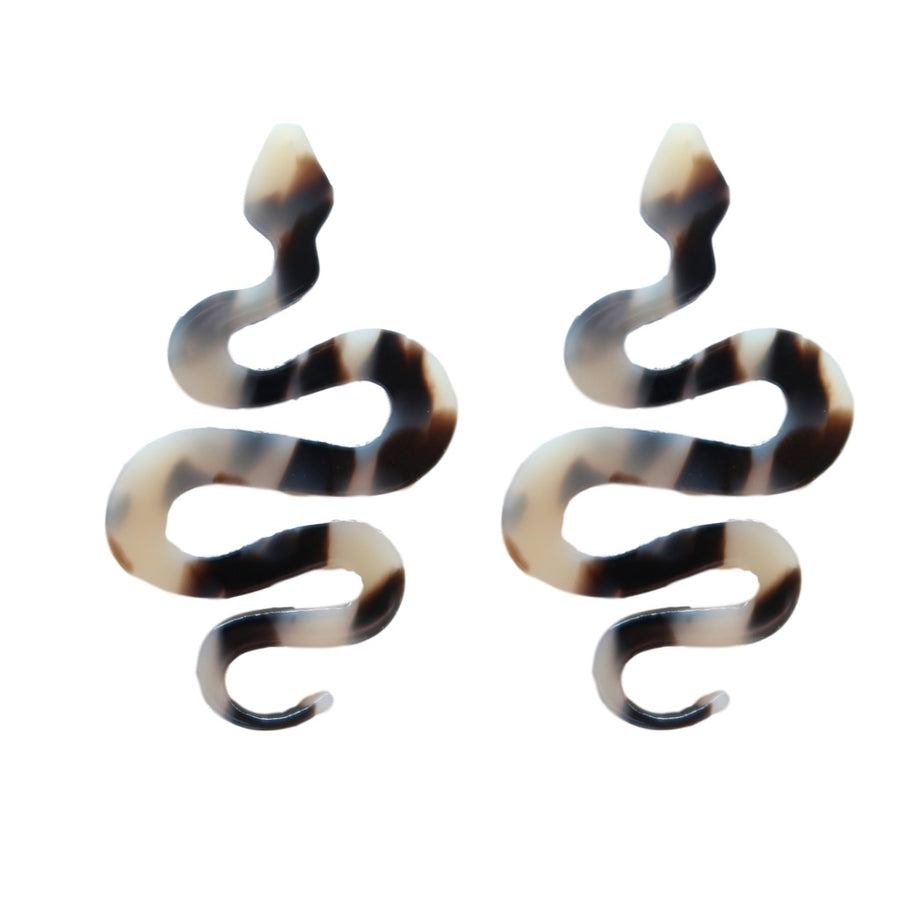 Acrylic Python Snake Statement Earrings – St. Armands Designs of Sarasota